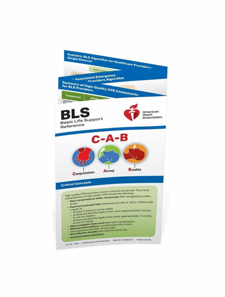 2020 AHA BLS Reference Card - Shop Vitali